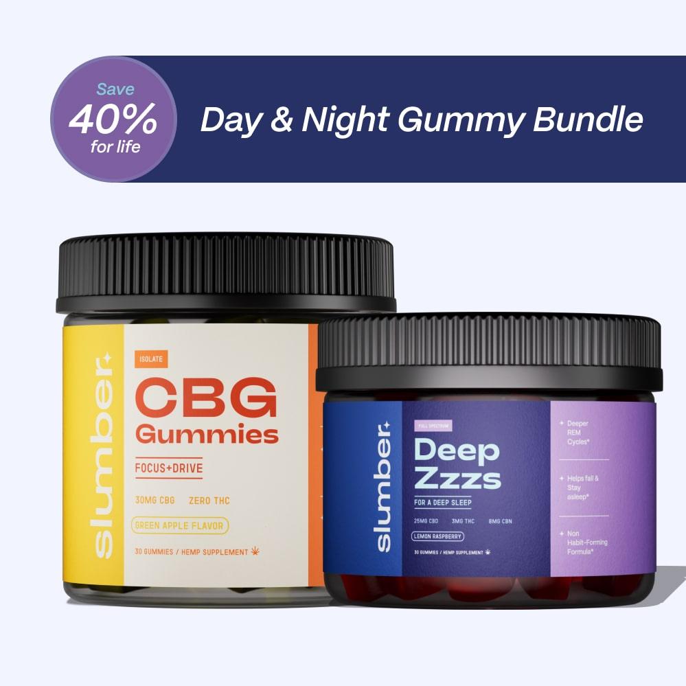 CBD Day and Night Gummy Bundle - Sleep and Energy Support | Slumber