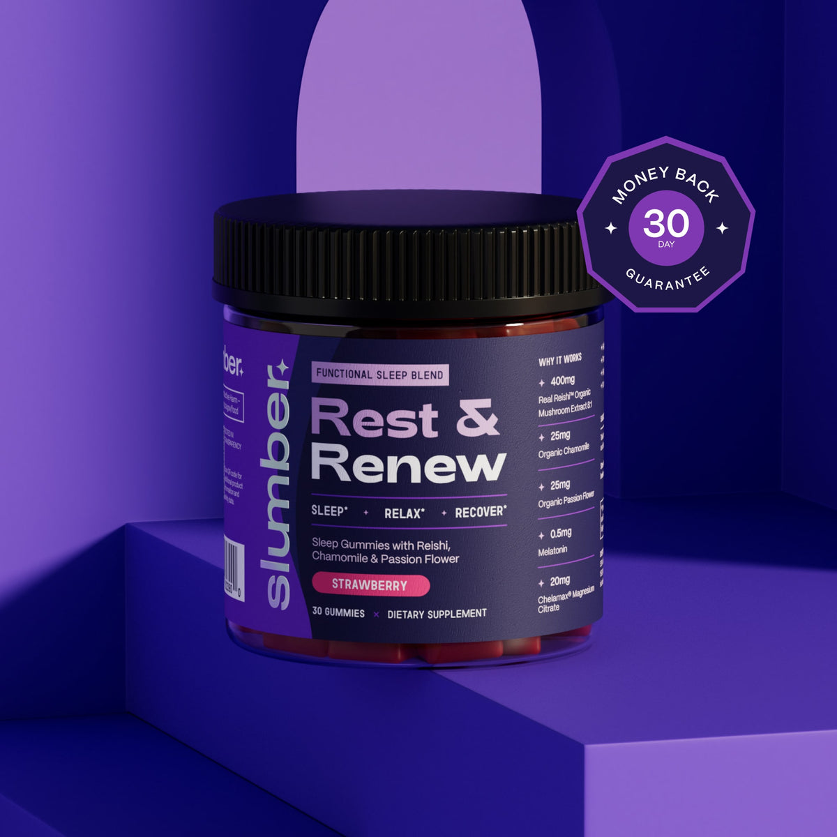 Slumber | CBN for Sleep | OTC Sleep Aids | Sleep Gummies