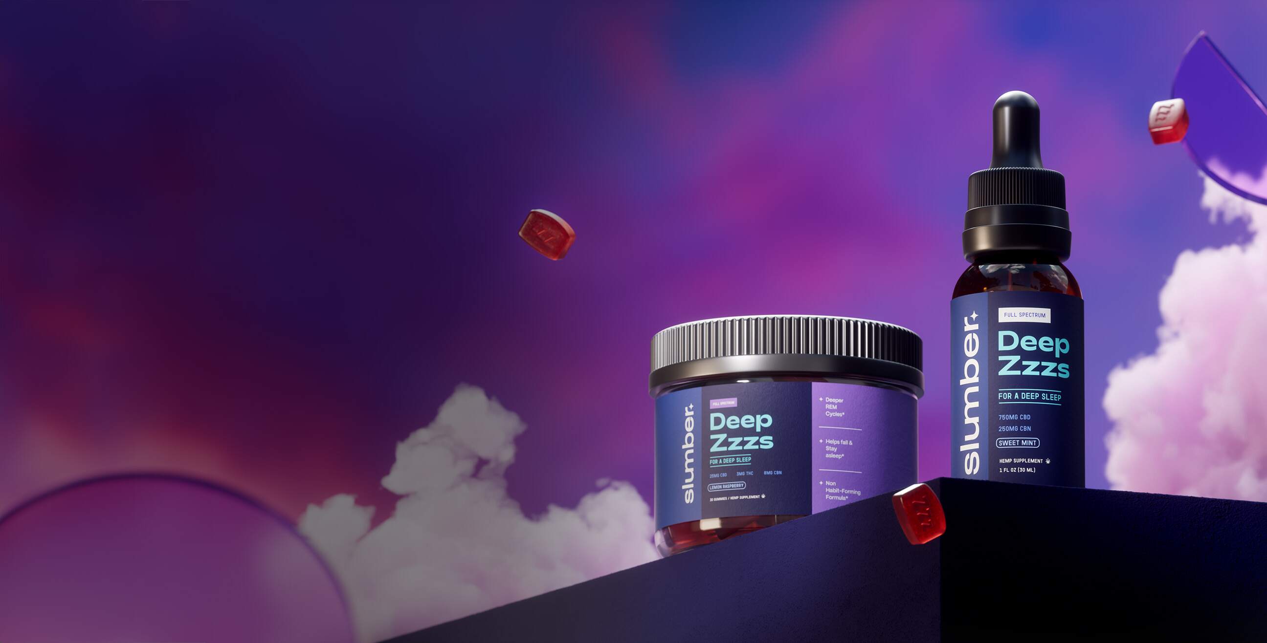 Slumber | CBN for Sleep | CBD, CBG, & THCv for Wellness