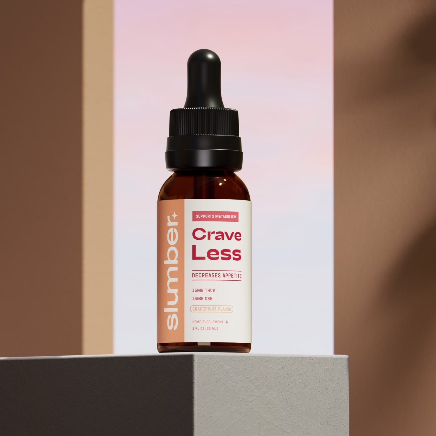 Crave Less THCV Tincture with CBG | Natural Appetite Suppressant